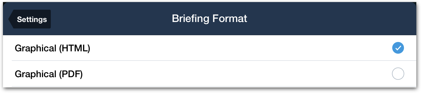 How Do I Change My Briefing Format ForeFlight Support