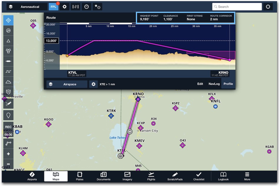How are Highest Point, Clearance, and First Strike determined in the ...