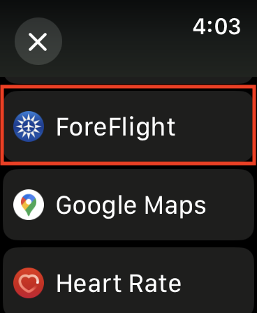 How can ForeFlight be added to an Apple Watch face? – ForeFlight Support