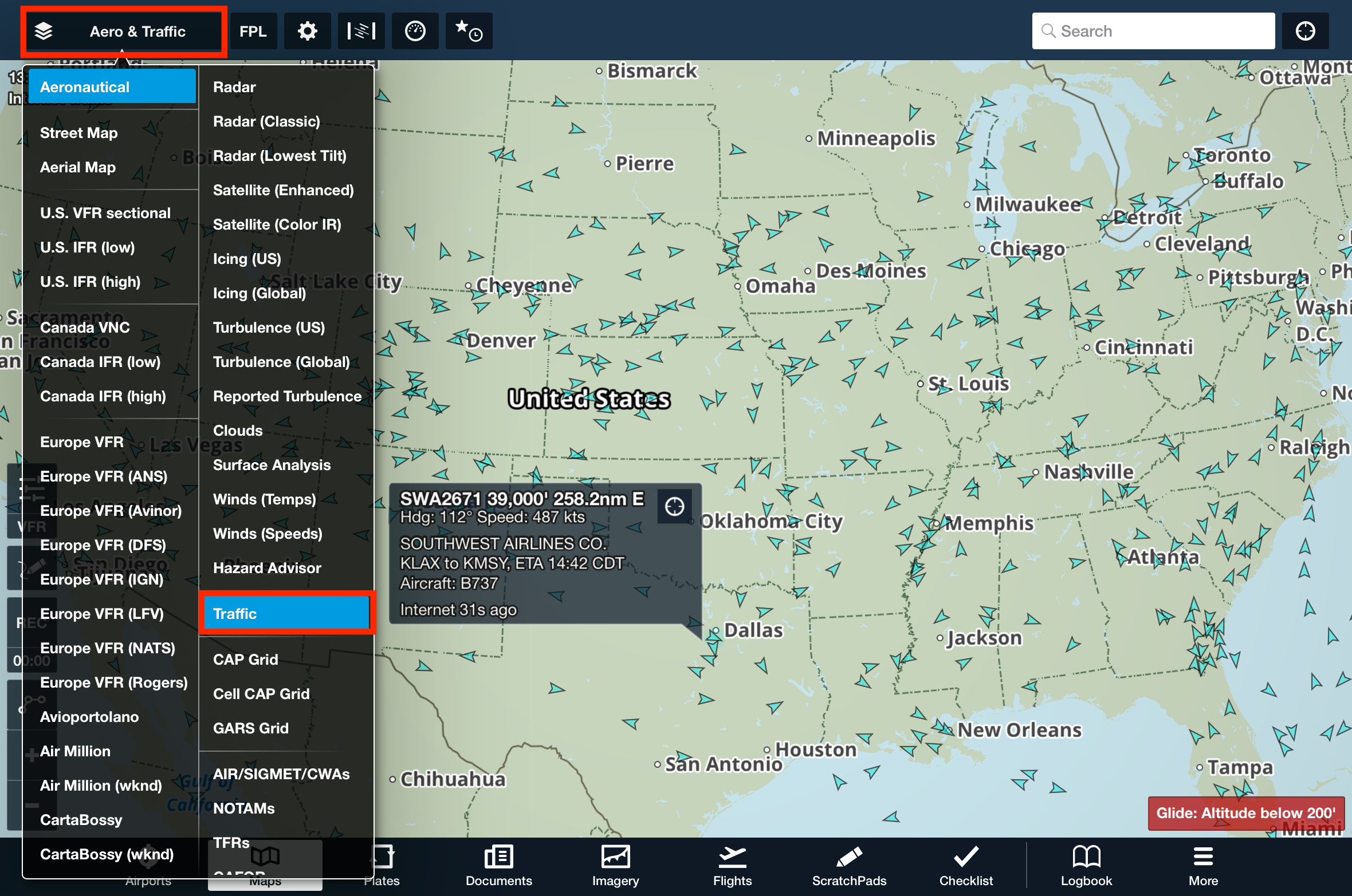What traffic features does ForeFlight Mobile offer? – ForeFlight Support