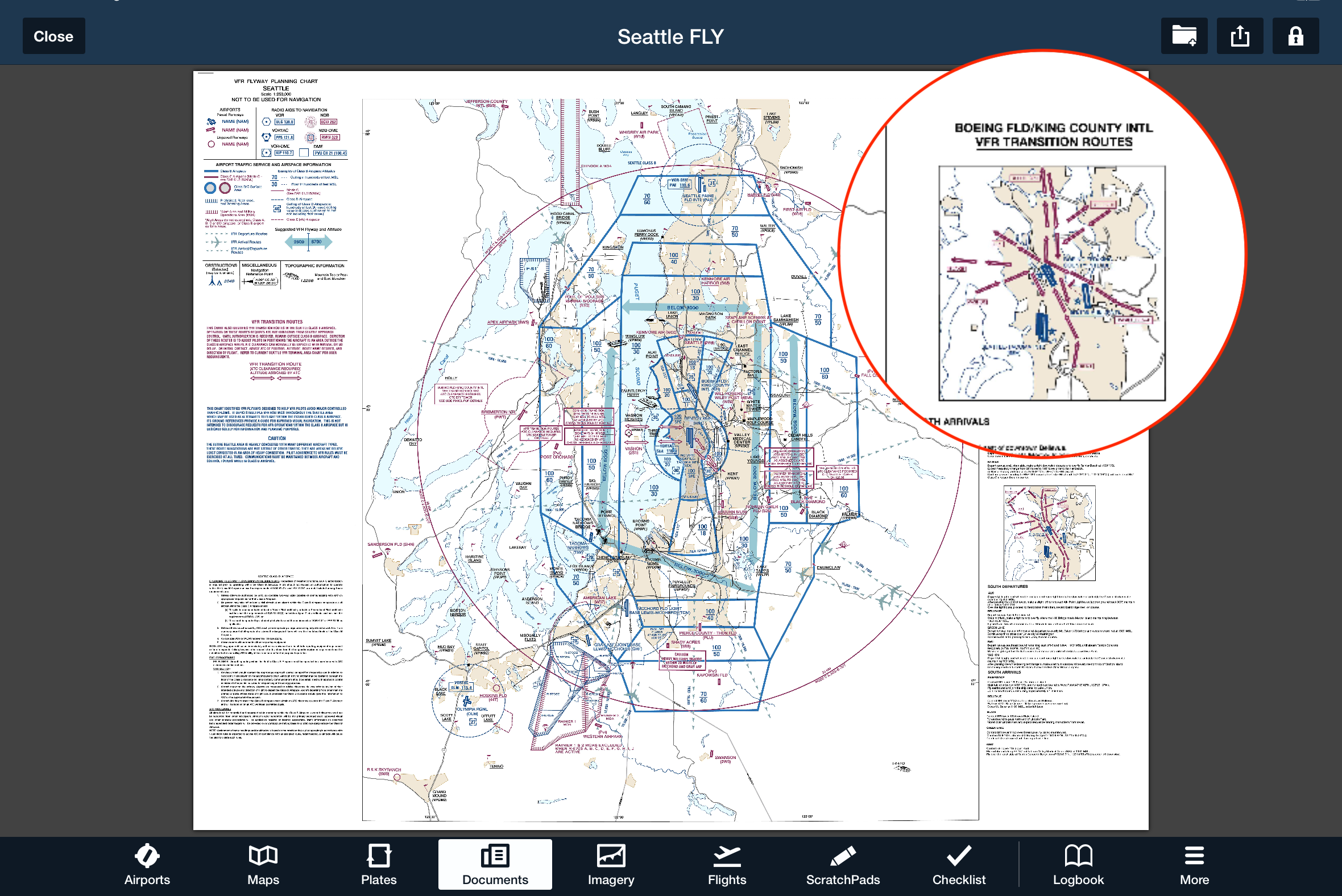 How can information on the back of a TAC (VFR Flyway Planning Charts ...