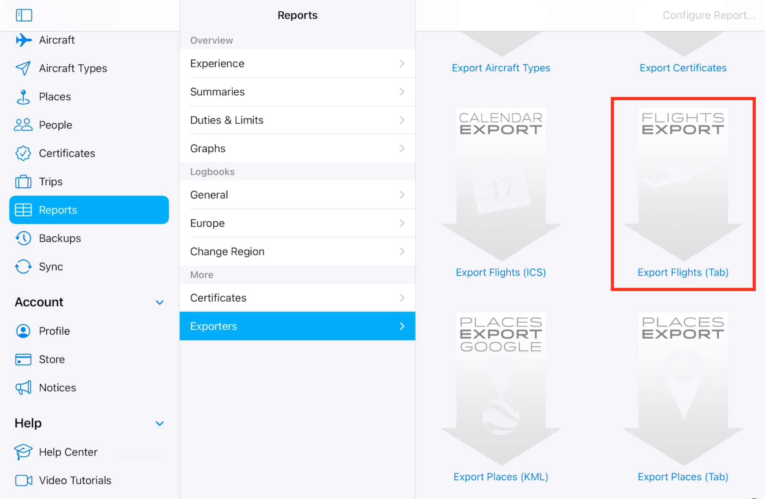 How can a LogTen logbook be imported into ForeFlight Logbook on an iPad ...