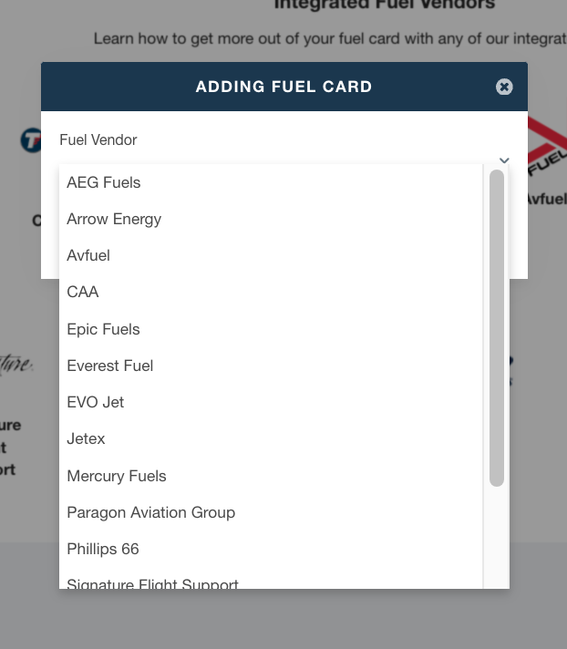 How are contract fuel cards added to a ForeFlight account? – ForeFlight ...